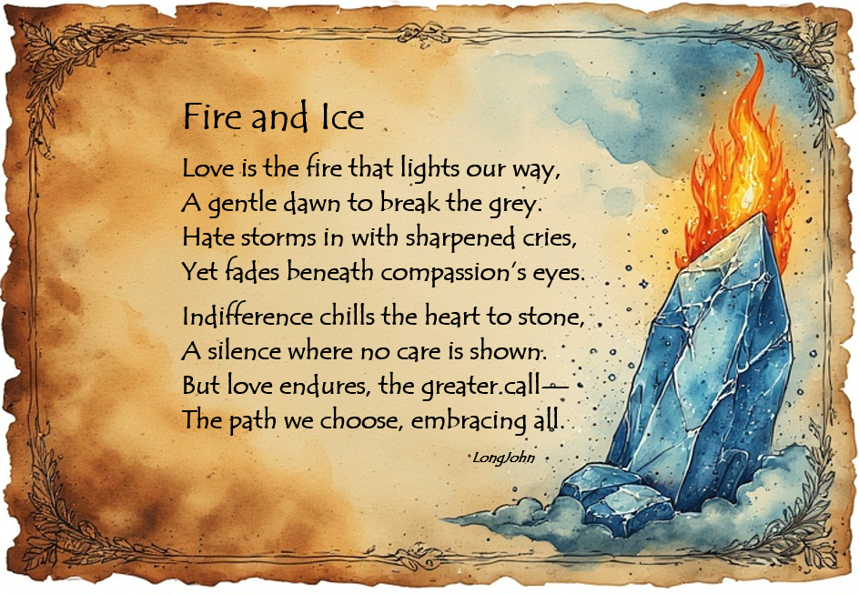 Fire and Ice – Poetry of Life